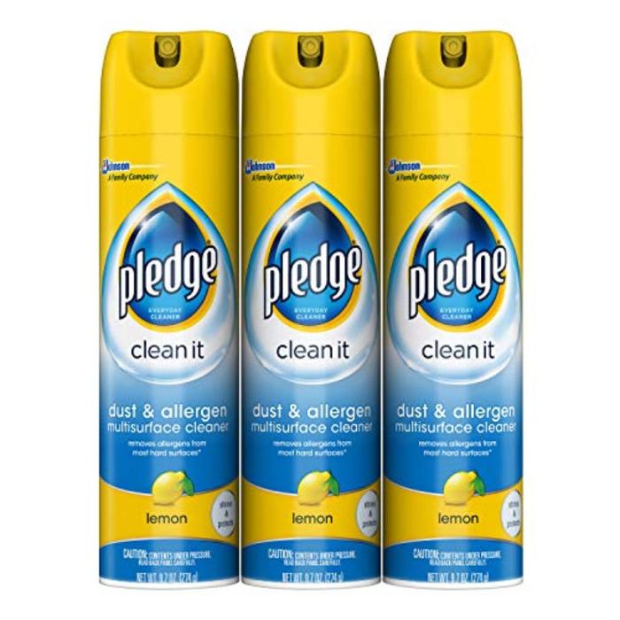 Jual Pledge Dust & Allergen Multi-Surface Disinfectant Cleaner Spray ...