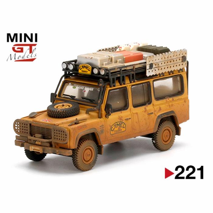 Jual Minigt 221 Land Rover Defender 110 Camel Trophy Winner Dirty ...
