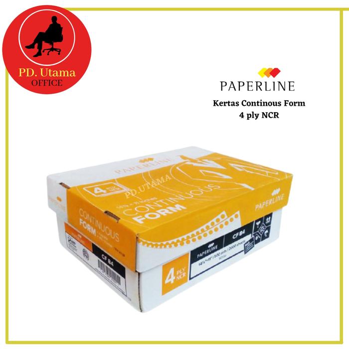 Jual Kertas Paperline Continuous Form HVS 4 Ply 14 7/8 " x 11 " B4 Putih - Kota Cirebon - PD ...