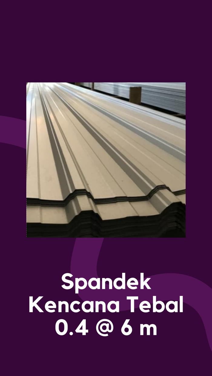 Jual Spandek Kencana Tebal 0.4 @ 6 m - Kota Malang - Rajawali Galvalum ...
