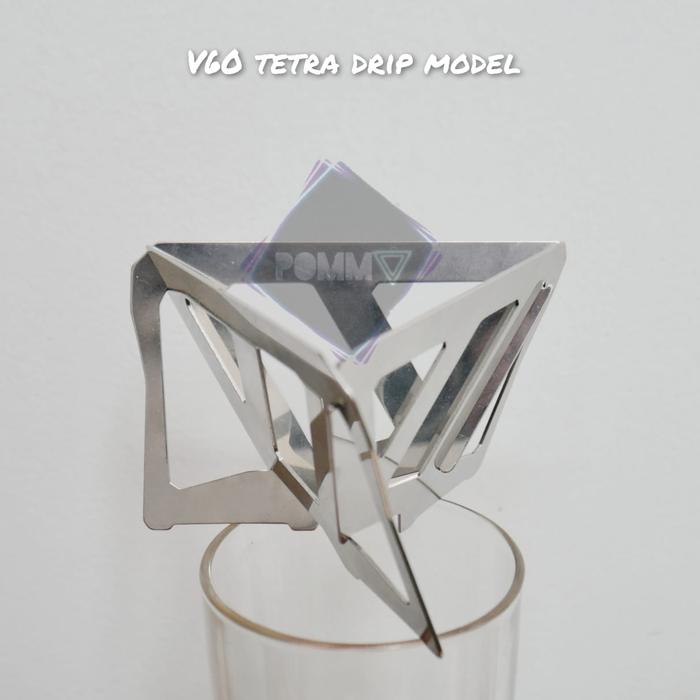 Promo V60 Folding Portable Coffee Dripper with Tetra Drip Model ...