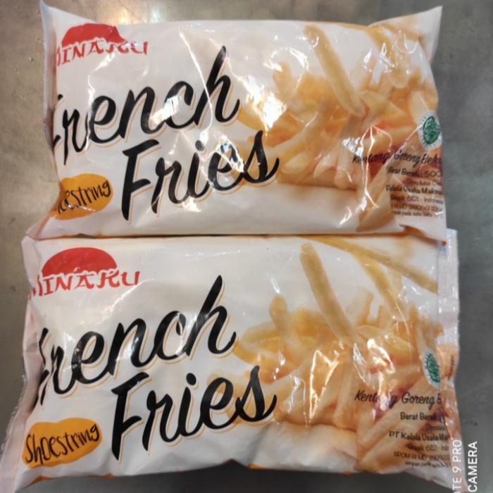 Jual kentang goreng french fries shoestring minaku 500 gram - Kota ...
