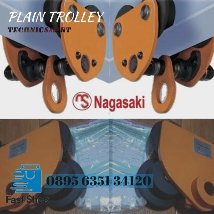 Jual plain troli takel 0,5 Ton Nagasaki Plain Trolley manual 500kg ...