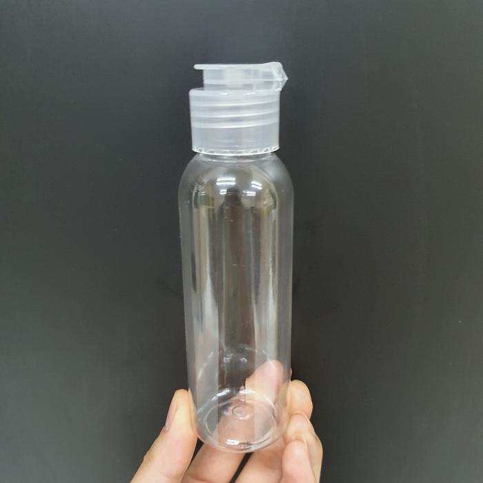 Jual botol BR 100ml tutup fliptop JAMUR KANCING plastik 100 ml pet ...