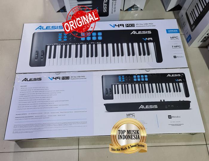 Jual Alesis V49 MKII 49-Key USB-MIDI Keyboard Controller - Jakarta ...