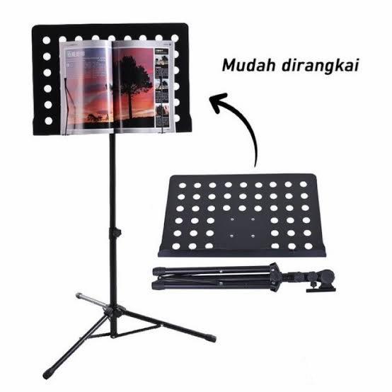 Jual Standbook Partitur Lipat Besar Bolong Standing Buku Partitur Musik ...