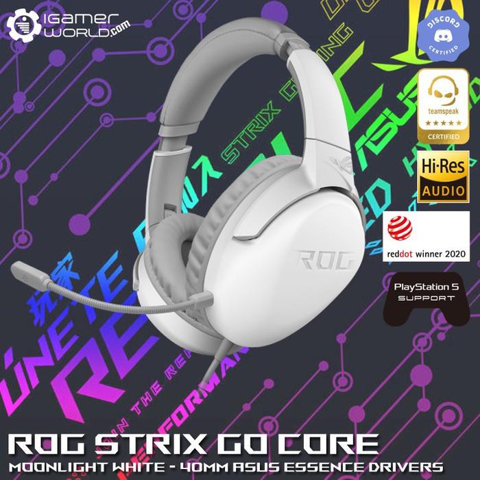 Jual ASUS ROG Strix Go Core Moonlight White 3.5mm Gaming Headset for ...