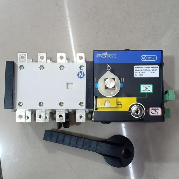 Jual Cos motorized FORT ATS 100A 4P Change Over Switch Panel GGLD-100/4 ...