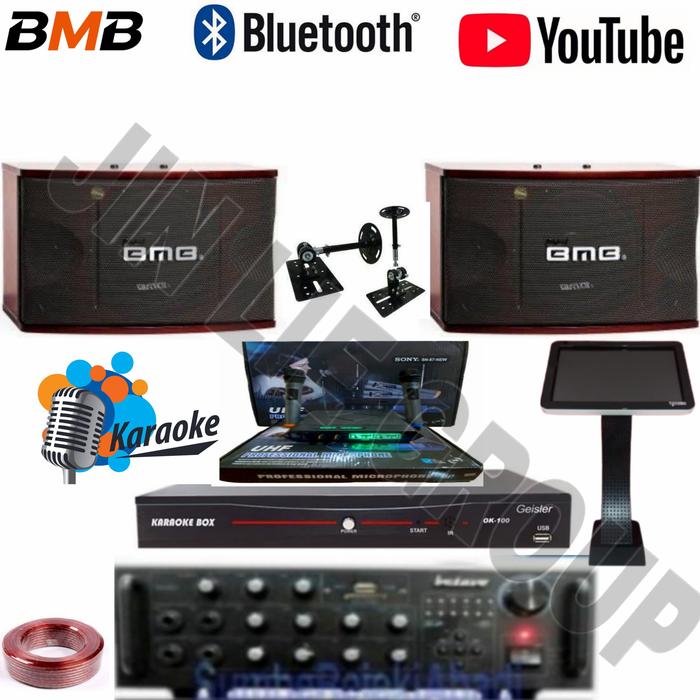 Jual GROSIR TERMURAH PAKET SOUND KARAOKE BMB 8 INCH PLUS PLAYER MONITOR ...