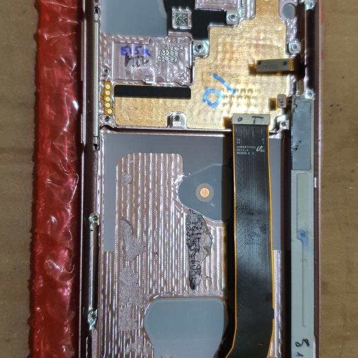 Jual Lcd Samsung note 20 ultra minus an retak,garis,tompel ori copotan ...