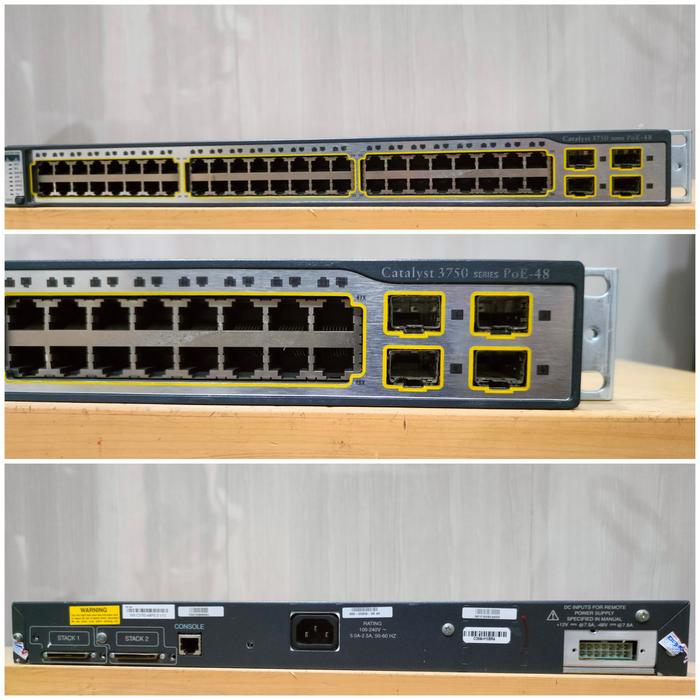 Jual Cisco Switch Catalyst 3750 PoE 48 Port - Jakarta Timur - cv ...