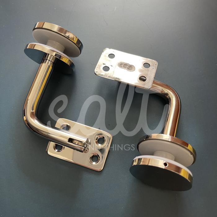 Jual Handrail bracket glass clamp banister siku railing stainless steel ...