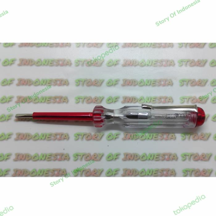 Jual Obeng Tespen Merah Gantung / Obeng Test Pen Listrik Merah ...