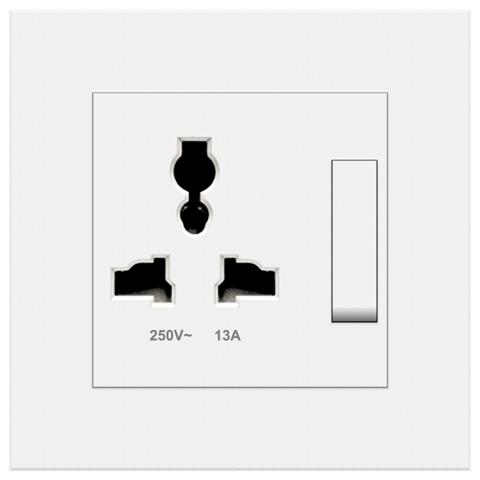 Jual BOSS B40113S 13A250V switched universal socket outlet w/safety ...