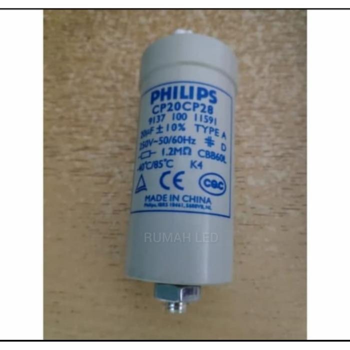 Jual Capasitor 20uf Philips - Jakarta Barat - rumah-led | Tokopedia