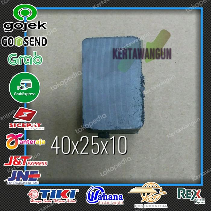 Jual Magnet / besi berani Ferrite hitam 40x25x10 - Jakarta Pusat ...