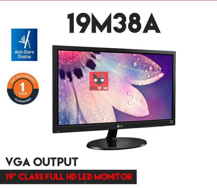 Jual LG Monitor 19M38A 19" LED VGA Output 19 18.5 Inch FULL HD Wide ...
