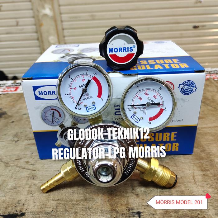 Jual REGULATOR MORRIS PROPANE / REGULATOR LAS LPG MORRIS MODEL 201 ...
