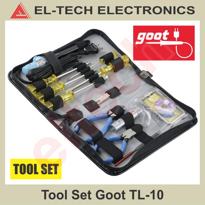 Jual Tool Set Kit Paket Lengkap Solder Multi Fungsi 13 Macam GOOT TL-10 ...