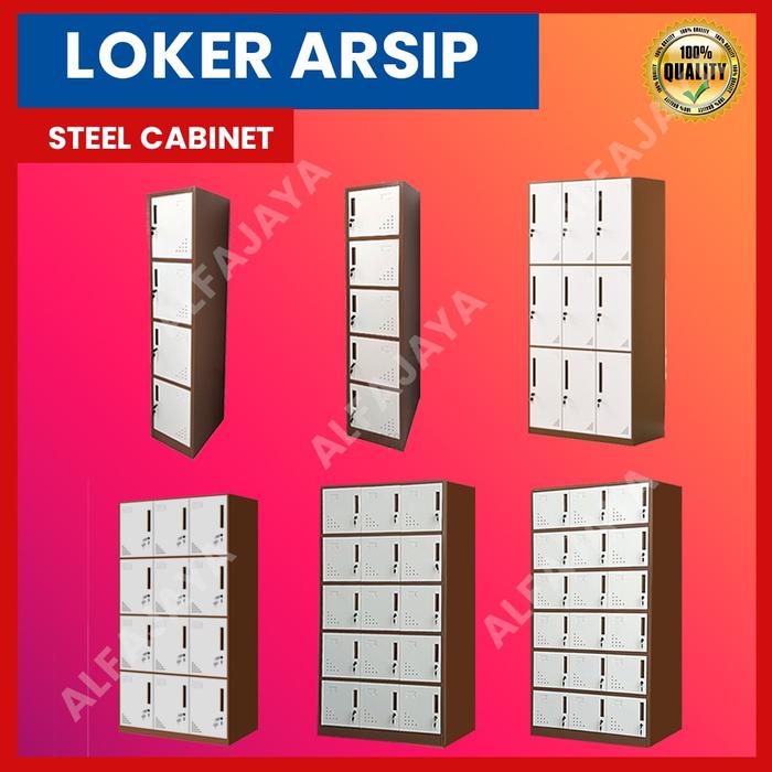 Jual Loker Besi - Lemari Locker Besi Murah - Filling Cabinet ...