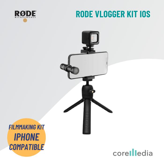 Promo Rode Vlogger Kit for iOS Edition Complete Mobile Filmmaking Kit ...