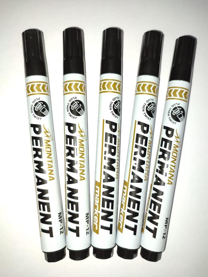 Jual SPIDOL PERMANEN Harga satuan Montana MP12 MURAH EKONOMIS - Hitam ...