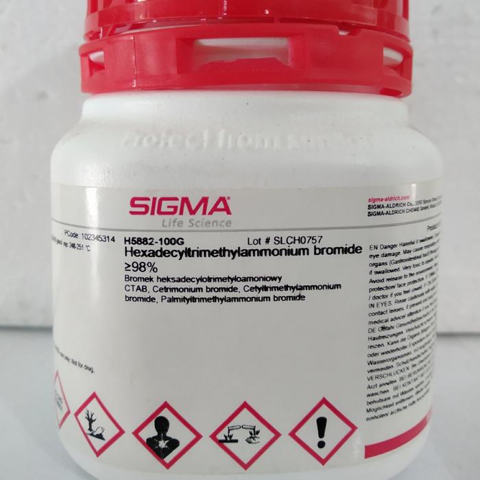 Jual Hexadecyltrimethylammonium Bromide/CTAB sigma Aldrich - Kab ...