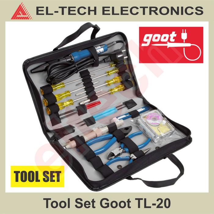 Jual Tool Set Kit Paket Lengkap Solder Multi Fungsi 20 Macam GOOT TL-20 ...