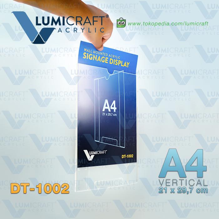 Jual Display Tembok Akrilik / Wall Acrylic Display Sliding (A4) | DT ...