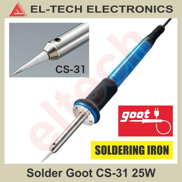 Jual 25W 25Watt 25 W Watt Soldering Iron Alat Patri Solder GOOT CS-31 ...