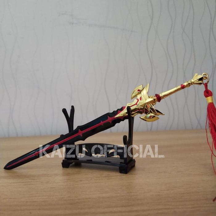 Jual Miniatur Pedang Black sword Anime Game Genshin Impact - Kota ...