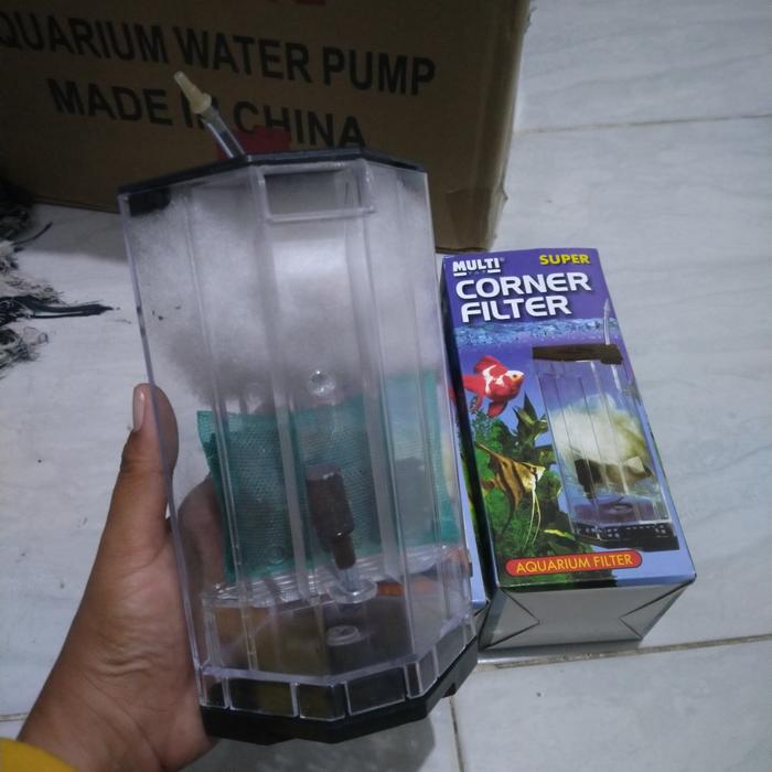 Jual Corner Filter Super Multi/Filter Aquarium Sudut/Corner Filter ...