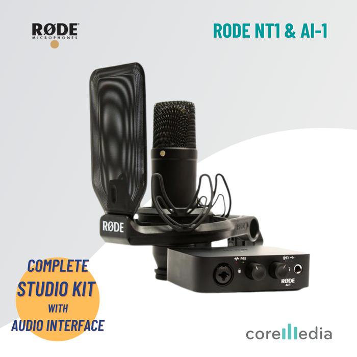 Promo Rode NT1/AI-1 Complete Studio Kit Microphone & Audio Interface ...