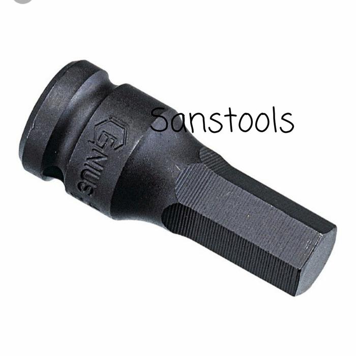 Jual Hex bit Sock L impact Hexbit 1/2" x 12mm Genius Germany Mata ...