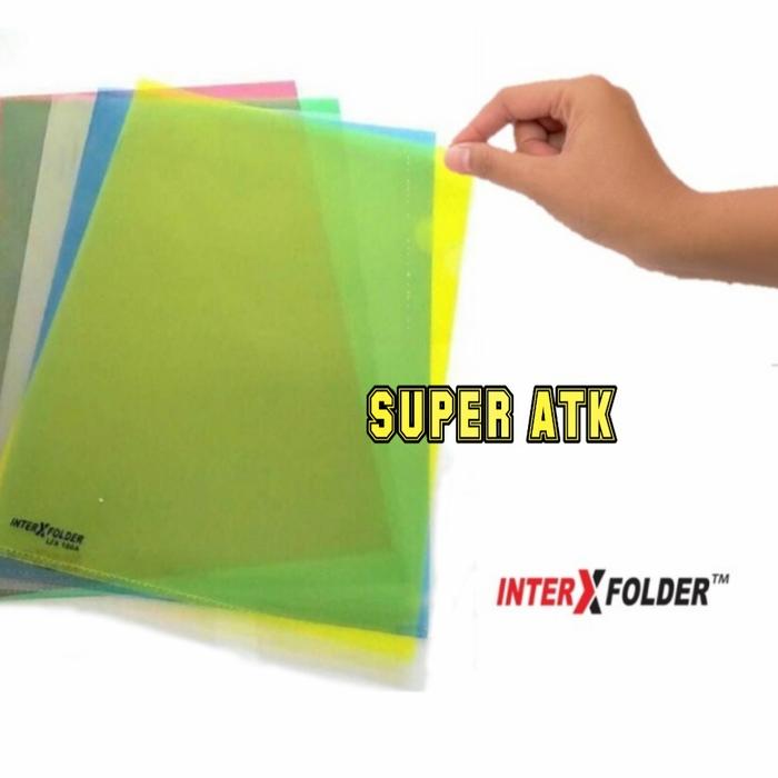 Jual MAP BENING / MAP L FOLIO INTER X (PLASTIK TEBAL) - Kota Surabaya ...