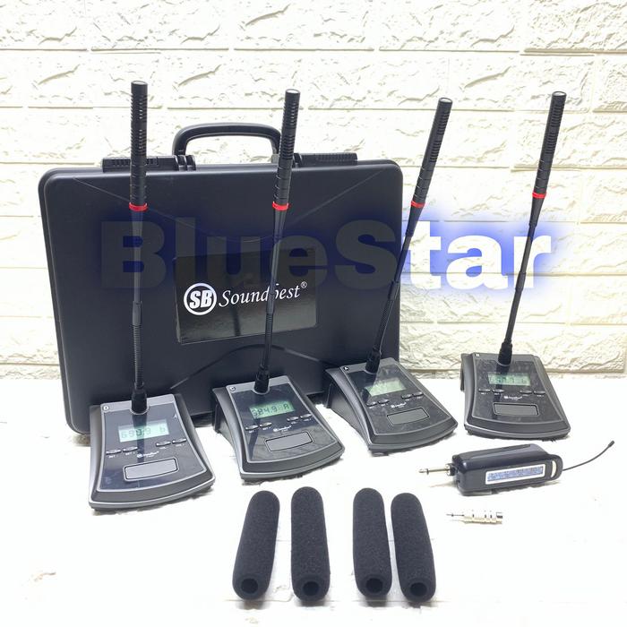 Jual Mic Wireless Meja Soundbest IP 4 Mini Original Podium - Conference ...