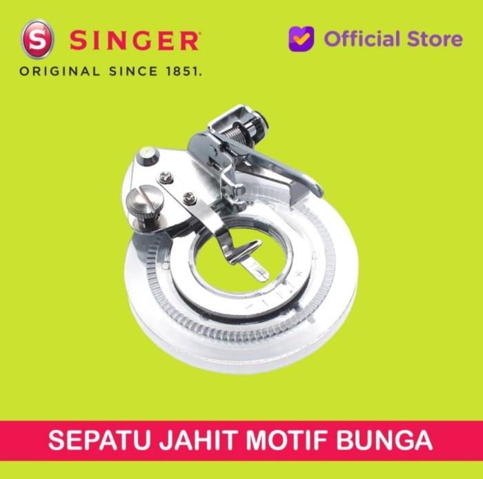 Jual Sepatu Jahit Motif Bunga Lingkar / Flower Stitch Foot SINGER ...