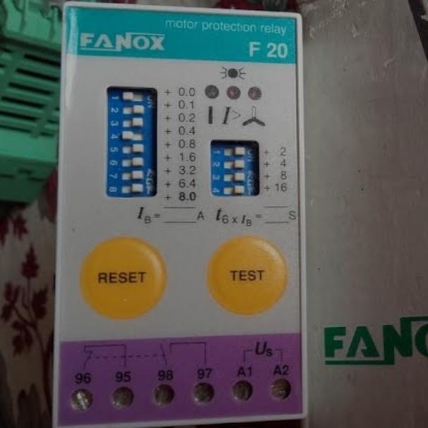 Jual FANOX F20 MOTOR PROTECTION RELAY - Jakarta Selatan ...