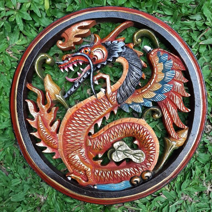 Jual Ukiran Naga 30cm Colorfull - Kota Denpasar - Bali Dekoratif ...