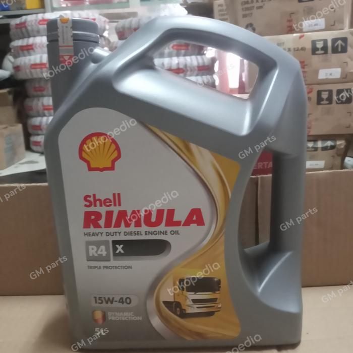 Jual SHELL RIMULA R4X 15W-40 OLI MOBIL MESIN DIESEL 5 LITER - Kota ...