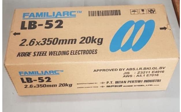 Jual KAWAT LAS KOBELCO LB52 2.6MM Welding Electrodes LB 52 2.6 MM ...