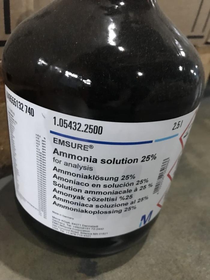 Jual NH4OH, Ammonium Hydroxide, Ammonia solution, Merck, 2.5 Liter ...