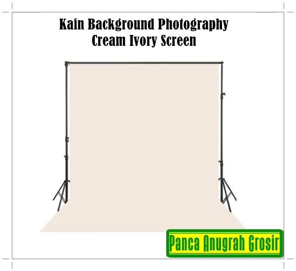 Jual Kain Background Photography Cream Screen / Kain Studio Backdrop ...