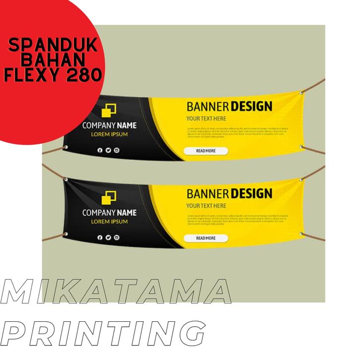 Jual Spanduk|Banner Outdoor Bahan Flexy 280 - Kab. Tangerang - Mikatama ...