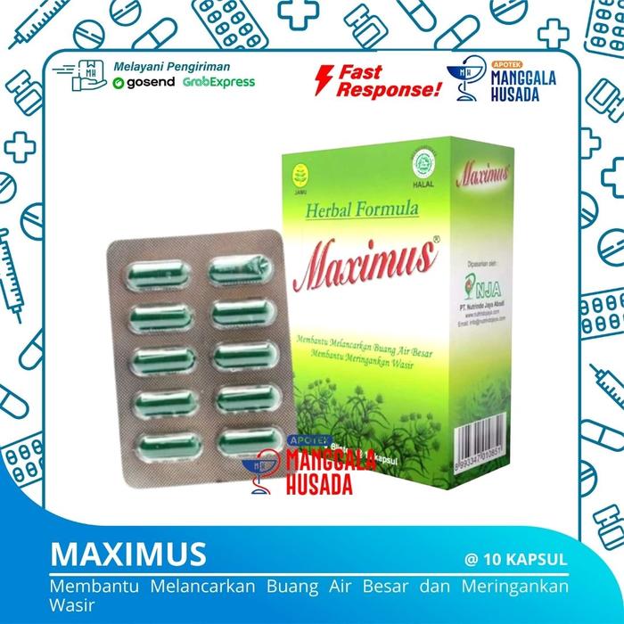 Jual HERBAL FORMULA MAXIMUS PERSTRIP @ 1O KAPSUL - Kota Palembang ...
