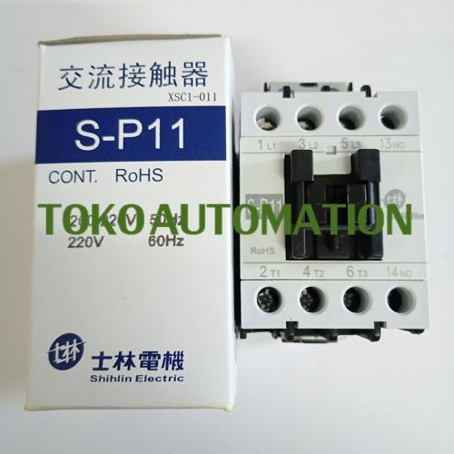 Jual S-P11 S P11 SP11 Shihlin Electric AC 220V Magnetic Contactor PY23 ...