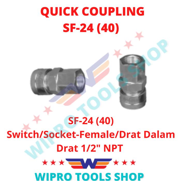 Jual Coupler / Quick Coupling / Sambungan Kompresor Angin SF, SH, SM ...