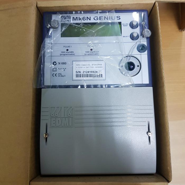 Jual KWH Meter EDMI MK6N GENIUS 5(10)A Include Tera Metrologi ...