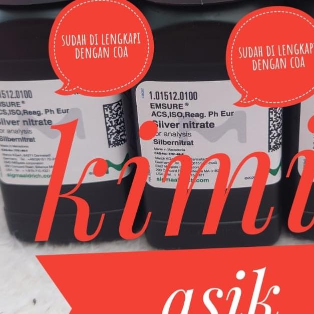 Jual AgNO3 / silver nitrat 100 gr Merck - Kab. Malang - kimia as ...