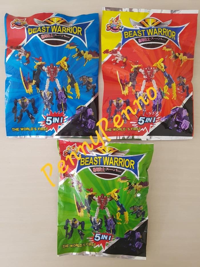 Jual Mainan Anak Robot Beast Warrior Rakit HA / Robot Bongkar Pasang ...
